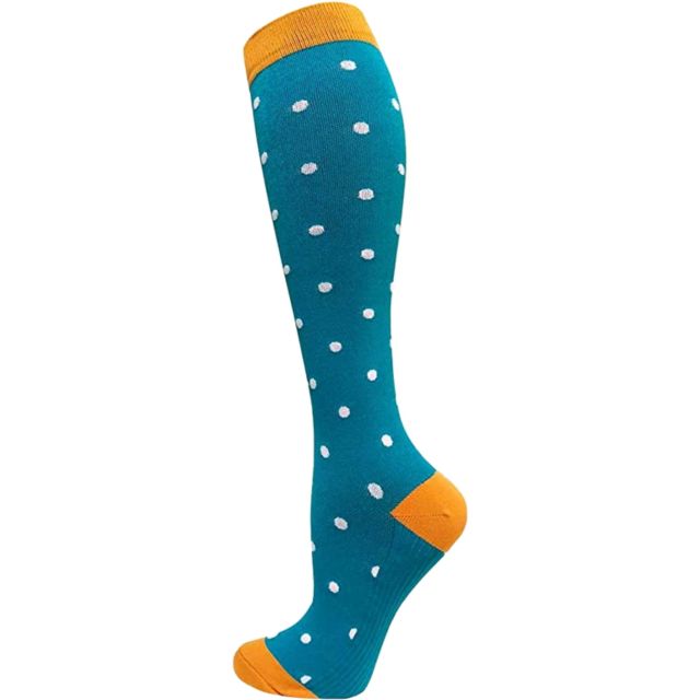 Dots on Dots High Compression Socks – Crazy Sock Thursdays